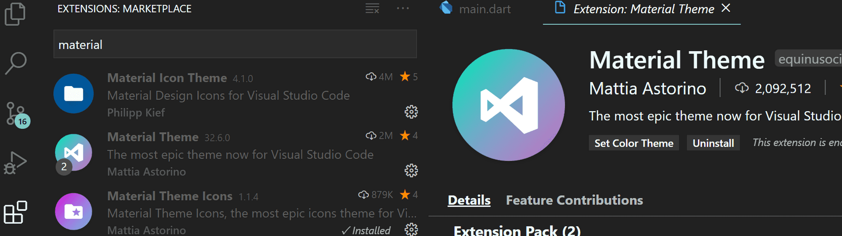 Flutter VSCode extensions | Sumith Parambat Damodaran